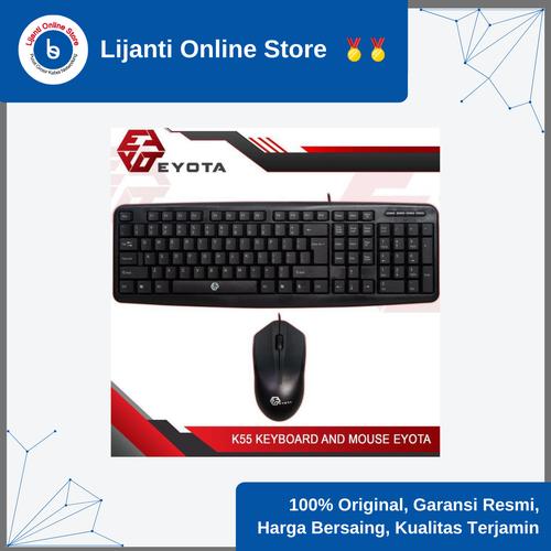 Jual Eyota Keyboard Mouse Combo K55 - Jakarta Pusat ...