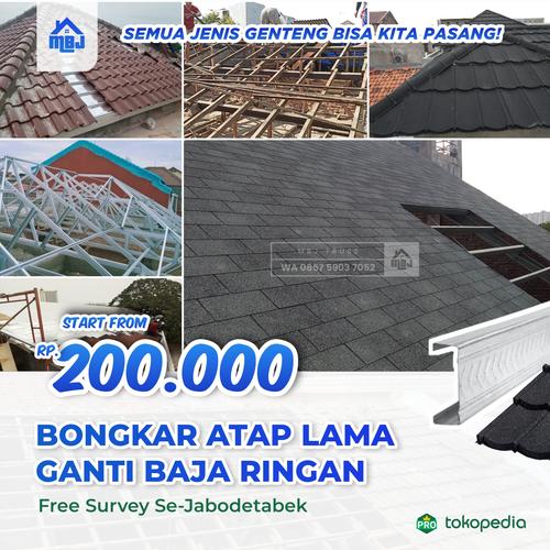 Jual bongkar pasang atap baja ringan - Jakarta Barat - media baja ...