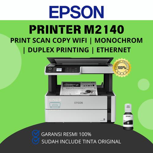 Jual Epson EcoTank Monochrome M2140 All-in-One Ink Tank Printer ...