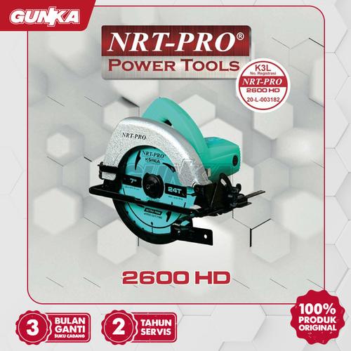 Promo Circular Saw (7") NRT-Pro 2600HD Mesin Gergaji Serkel Sirkel ...