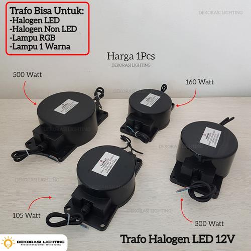 Jual Trafo halogen / led 12V 105w 160w 300w 500w waterproof outdoor 12 ...