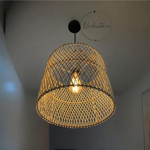 Jual LAMPSHADE RATTAN / LAMPION ROTAN / KAP LAMPU RUSTIC MATERIAL ...