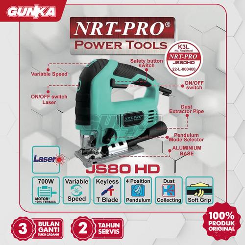 Promo Jig Saw (VS 700 W) NRT-Pro JS80HD Mesin Gergaji Ukir Bolak Balik ...