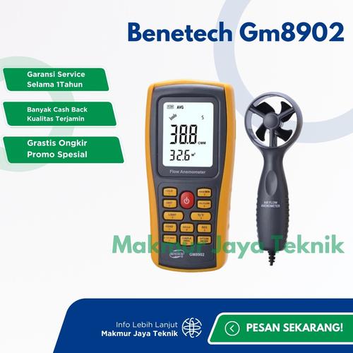Jual GM8902 benetech Air Flow Anemometer Wind Ukur Kecepatan Angin CFM ...