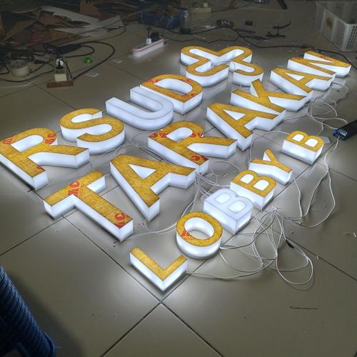 Jual Huruf Timbul 3D LED Akrilik, Huruf Timbul 3D - Backlight - Kota ...