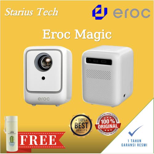 Jual Eroc Smart Android Projector Magic Pro HD Decoding 4K 2800 Lumens ...