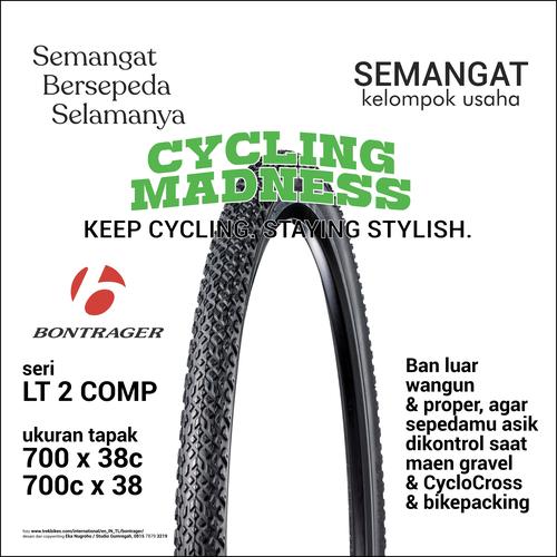Promo BAN LUAR SEPEDA GRAVEL 700 x 38c (700c x 38) Bontrager LT2 COMP ...