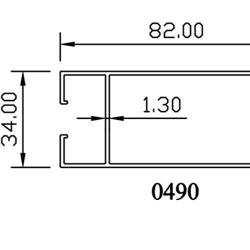 Jual Aluminium Hakiki Urat Kayu Stoper/Skoneng 0490 Aluminium Batangan ...