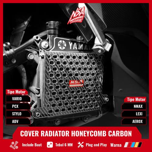 Promo COVER RADIATOR VARIO 125 150 PCX 160 HONEY COMB SERIES tutup ...