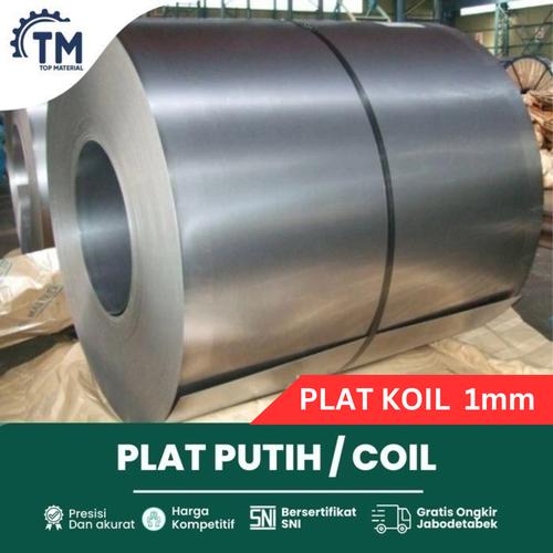 Jual Plat Putih SPCC Koil Coil 1mm x 1200mm x 10 Ton SNI Besi White Bar ...