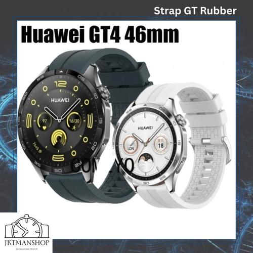 Jual STRAP TALI JAM RUBBER KARET HUAWEI WATCH GT 4 46MM / GT4 46MM ...