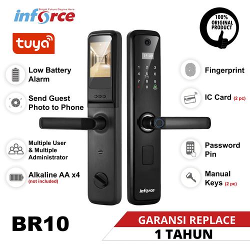 Promo Smart Door Lock Inforce BR10 Digital Lock Smart Home Kunci Pintu ...