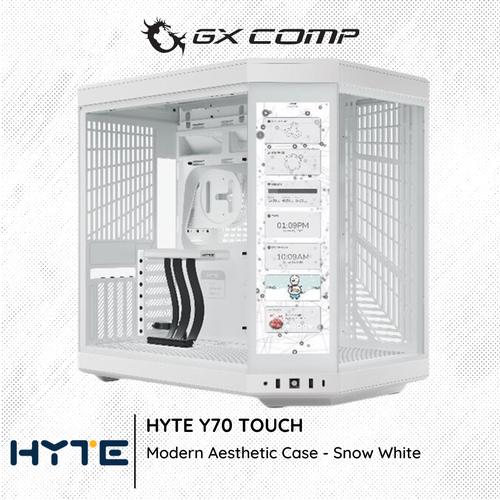 Promo HYTE Y70 Touch Snow White Modern Aesthetic - Casing PC ATX - EATX ...