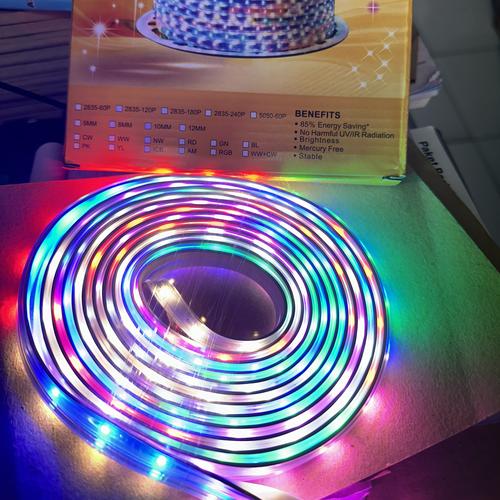 Jual Strip LED RGB Necosoe 7 meter + adaptor. warna warni. indoor ...