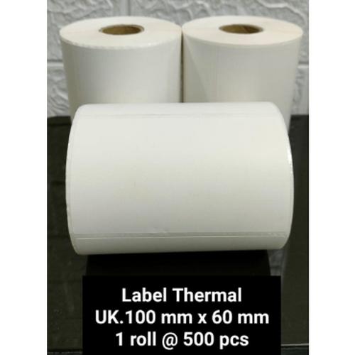 Jual LABEL THERMAL 100 X 60 MM STICKER LABEL ISI 500 PCS - Jakarta ...