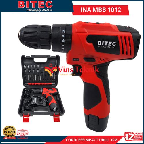Promo Bitec INA MBB 1012 MBB1012 Mesin Bor Baterai cordless Impact Drill 12V - Jakarta Barat ...