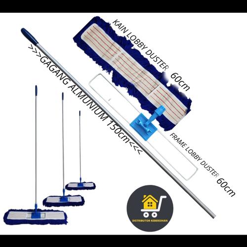 Jual Lobby duster/Alat pel dorong/Refill Kain Lobby/Tersedia ukuran 60 ...