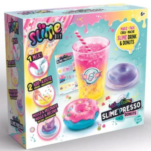 Jual Mainan Kreatif Anak DIY So Slime Presso Donuts Slime Drinks Coffe ...