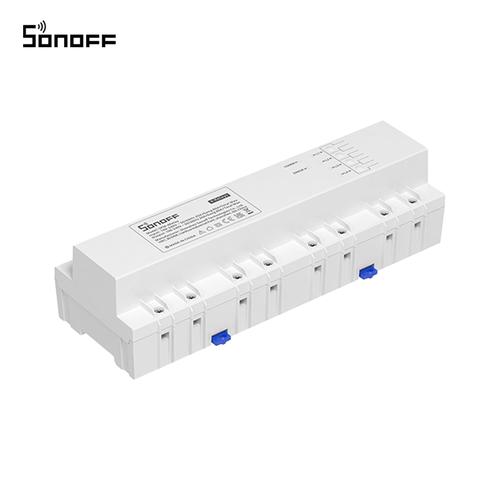 Promo Sonoff Smart Stackable SPM-Main SPM-4Relay Smart MCB WiFi IOT ...