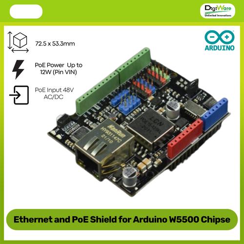 Jual Ethernet and PoE Shield for Arduino W5500 Chipset - Kota Bekasi ...