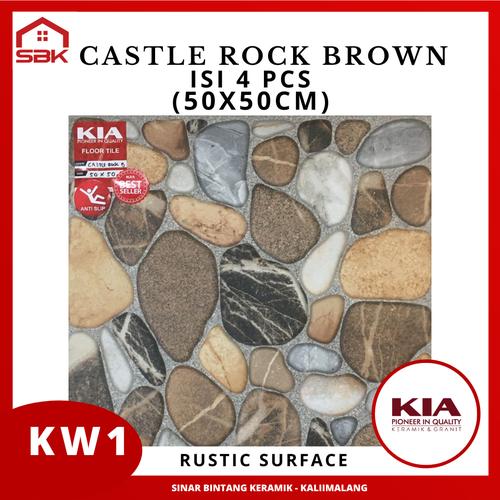 Jual Keramik Lantai 50x50 Castle Rock Brown - Jakarta Timur - Sinar ...