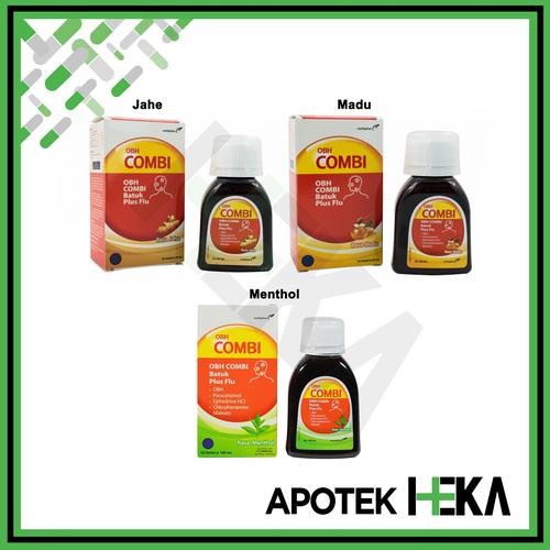 Jual OBH Combi Batuk Plus Flu 60 ml / 100 ml - Sirup Obat Batuk Dewasa ...