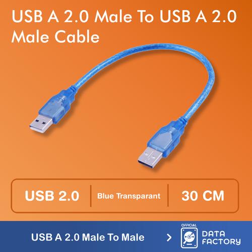 Jual Kabel USB A Male to USB A Male 30CM High Quality / Kabel Male To ...