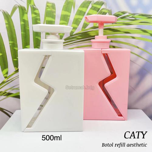 Jual SETRUMAH Caty - BOTOL SABUN PUMP DESIGN MINIMALIS 500 ML / BOTOL ...