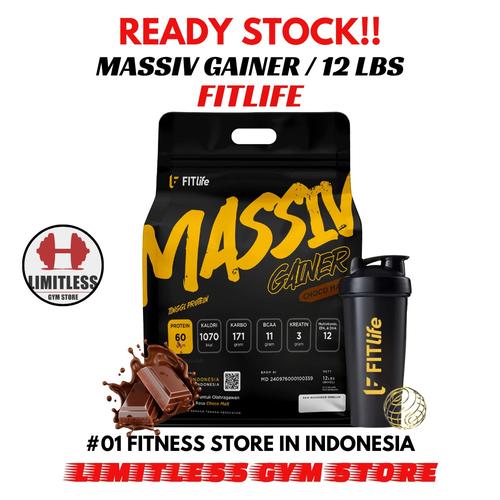 Promo FITLIFE MASSIV GAINER 12 LBS - 5500G Massive Mass Gainer MPRO ...