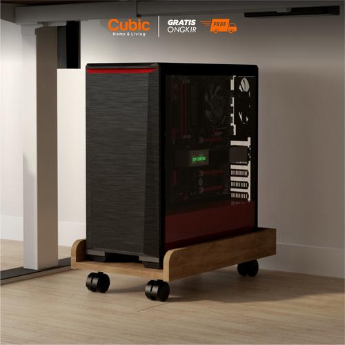 Promo Cubic Tray Komputer / Rak Roda CPU Meja Komputer / YAGI TRAY 45 ...