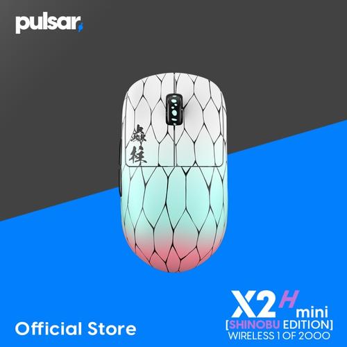 Promo PULSAR [Demon Slayer] X2H Mini Shinobu Wireless Gaming Mouse ...