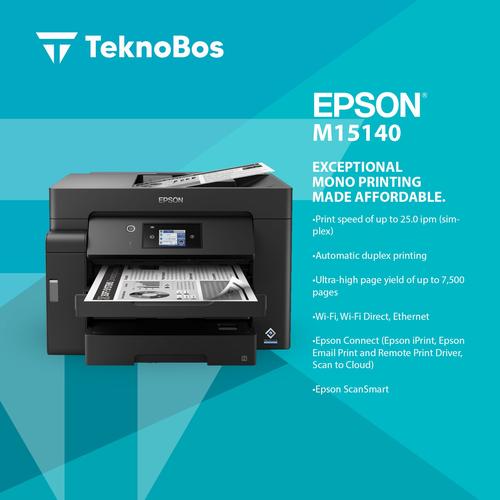 Jual Epson EcoTank Monochrome M15140 A3 Wi-Fi Duplex All-in-One Ink ...