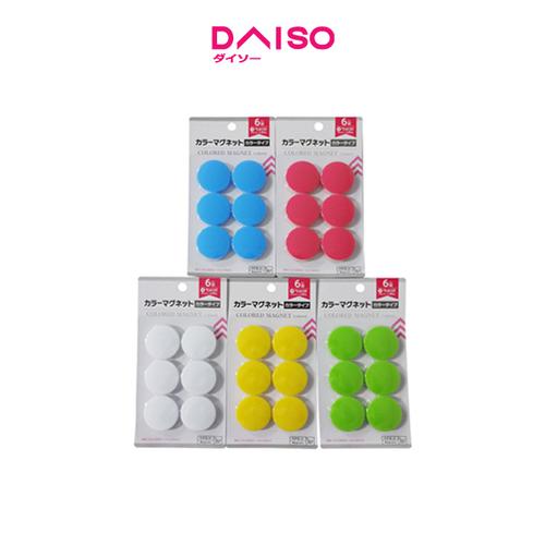 Jual Daiso Colored Magnet -Colored - Large - 40mm - 1.6 - 6 pcs ...