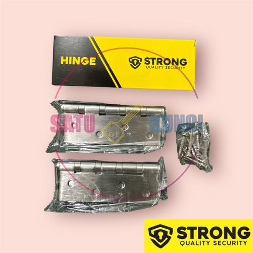 Jual Engsel STRONG 4 Inch Stainless Hinge 4" Engsel Kupu Kupu Stainless ...