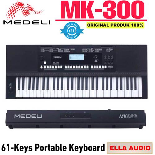 Jual Medeli MK300 Keyboard 61-Keys Portable Keyboard MK-300 - Jakarta ...