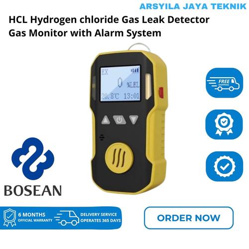 Jual HCL Hydrogen chloride Gas Leak Detector Gas Monitor with Alarm ...
