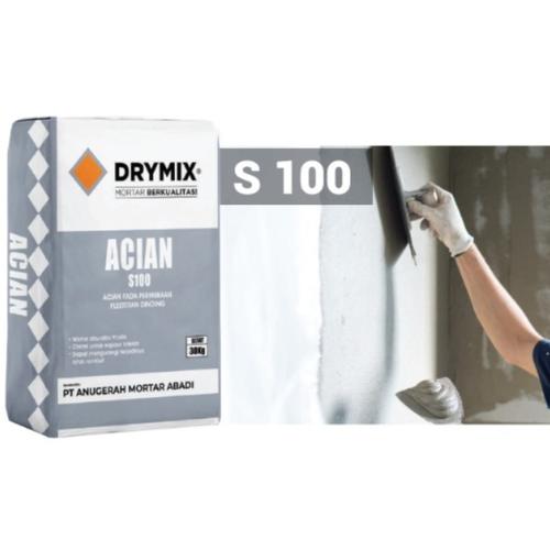 Jual DRYMIX | S 100 | ACIAN | ACIAN PADA PERMUKAAN PLESTERAN DINDING ...