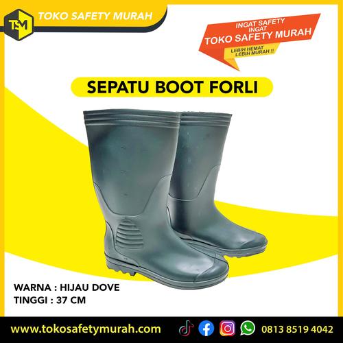 Jual Sepatu Boot Karet Forli Bot Tinggi Proyek Banjir Cor Kebun Taman ...