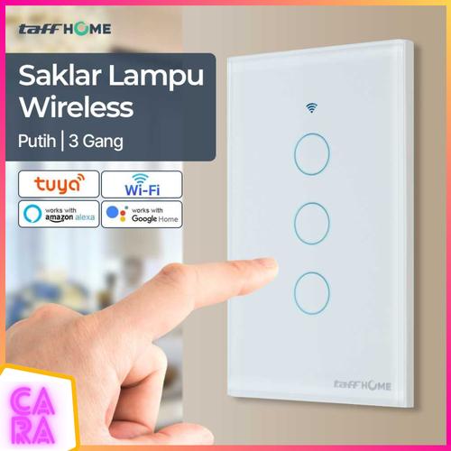 Jual Saklar Lampu Touch Switch Minimalis 3-Gang TH72 - Putih - Jakarta ...