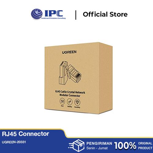 Jual UGREEN RJ45 Network Connector for UTP Cat 5, Cat 5e 50pcs ...