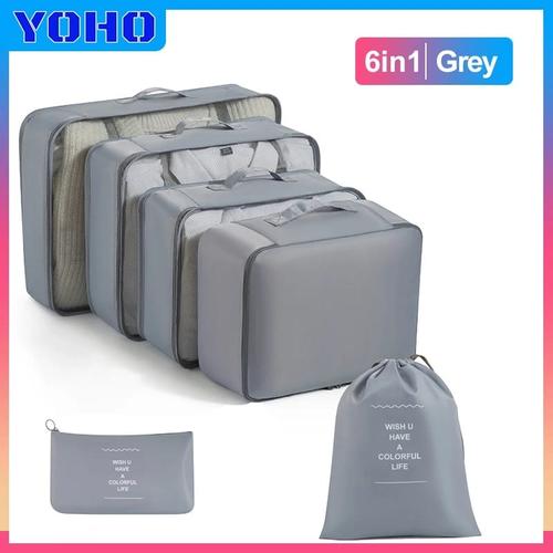 Promo Tas Travel Organizer Storage Bag Luggage 6in1 Set Bag Tas Dalam ...