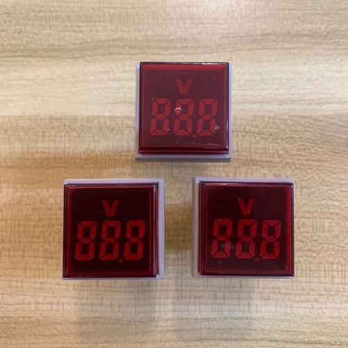 Jual PILOT LAMP VOLTMETER KOTAK LED 220V indicator Lamp volt meter ...