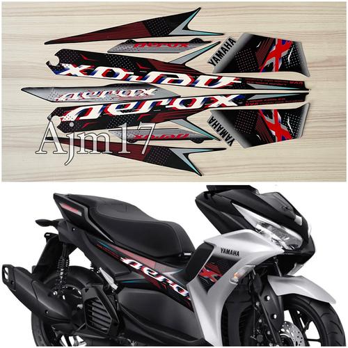 Jual STIKER STRIPING MOTOR AEROX 2023 SILVER HITAM - Jakarta Barat ...