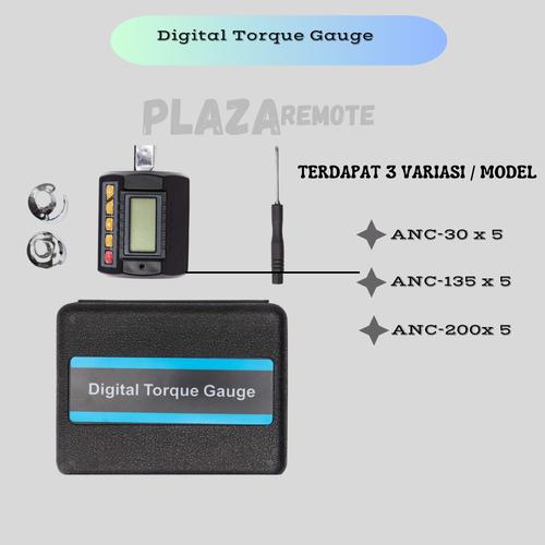Jual TORQUE DIGITAL GAUGE PENGUKUR TORSI LCD ELEKTRONIK MODEL ANC-30 ...