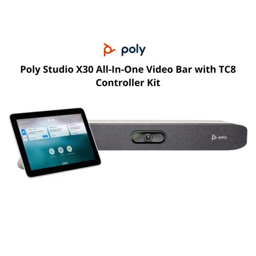 Jual Poly Studio X30 All-In-One Video Bar with TC8 Controller Kit ...
