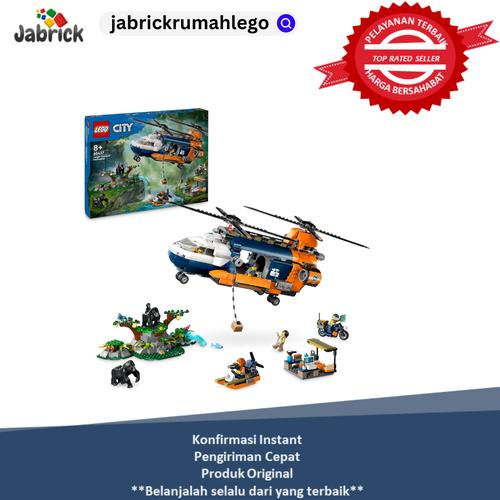 Promo LEGO City 60437 Jungle Explorer Helicopter at Base Camp, Vehicle ...