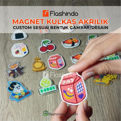 Jual Magnet Kulkas Akrilik Custom sesuai Desain Gambar | Custom acrylic ...