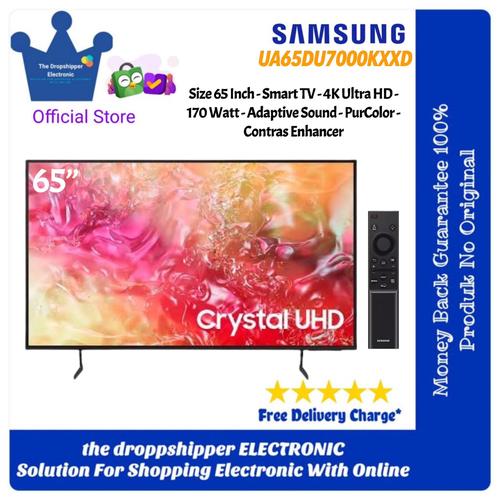 Jual TV Samsung 65 Inch 65DU7000 4K UHD Smart TV LED 65Inci Samsung UA65DU7000KXXD - Kab. Bogor ...
