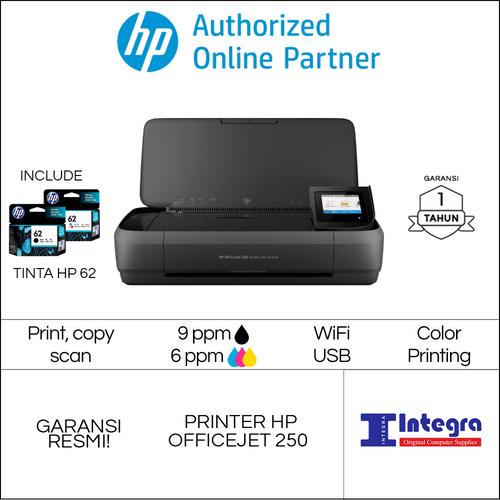 Jual Printer HP Officejet 250 | OJ 250 Portable All in One Printer ...