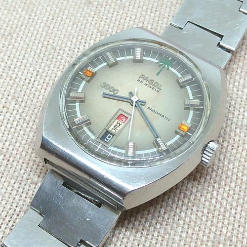 Jual Pagol 3000 pagomatic full original jam tangan antik swissmade ...